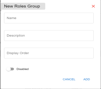 Creating Roles Group