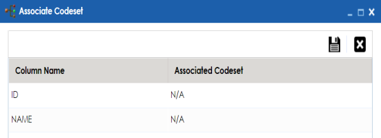 Associating Codesets With Reference Tables