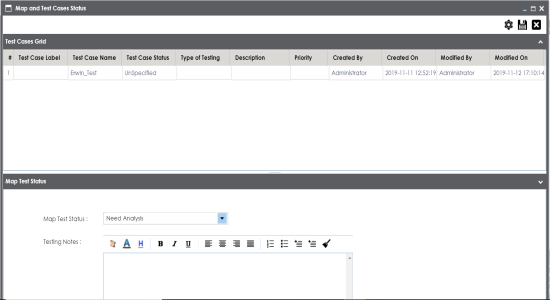 Managing Test Cases 7200
