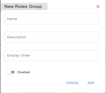 Creating Roles Group