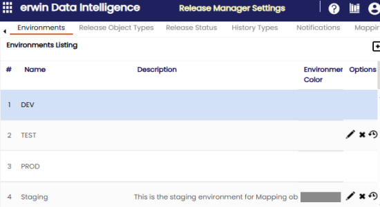 Configuring Release Object Types