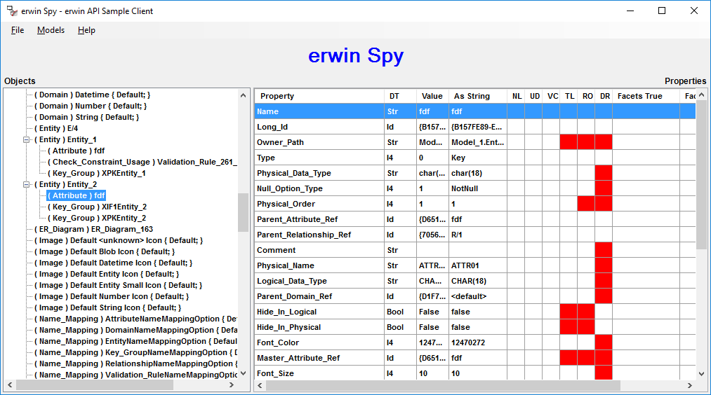 How the erwin Spy Application Works