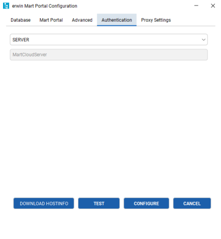 Configure the Mart Portal