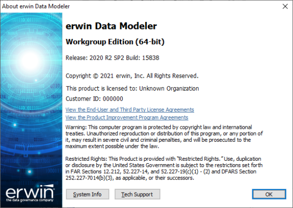 Release Numbering Scheme in erwin Data Modeler