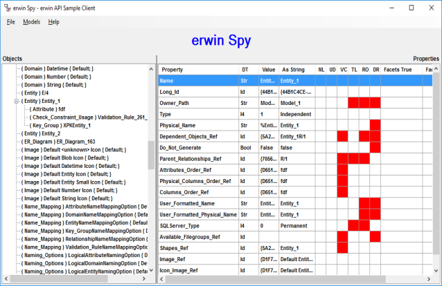 How the erwin Spy Application Works