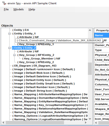 How the erwin Spy Application Works