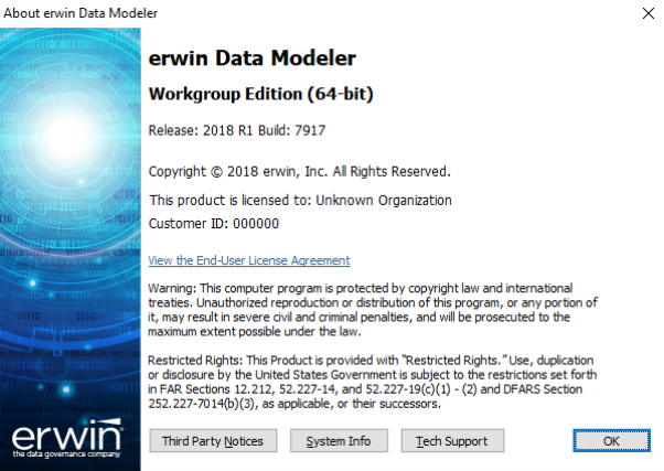 Release Numbering Scheme in erwin Data Modeler